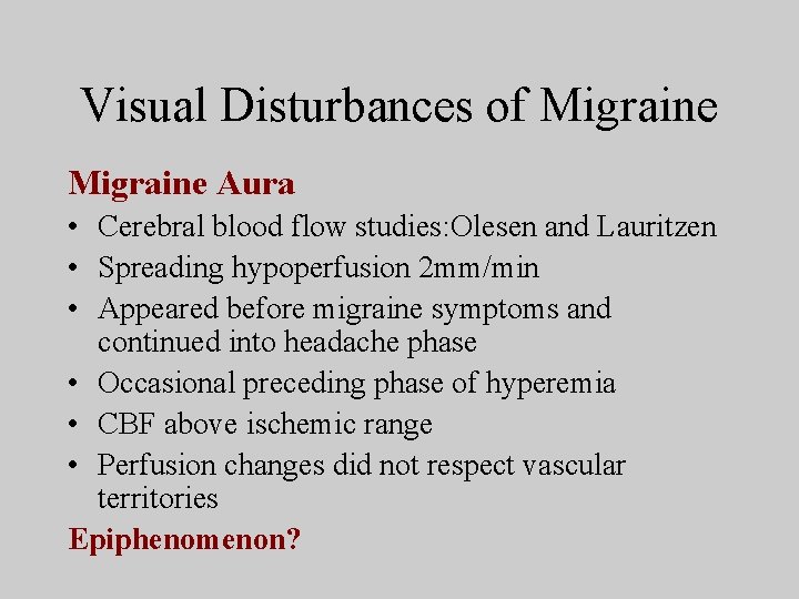 The NeuroOphthalmology of Headache Charles E Maxner MD