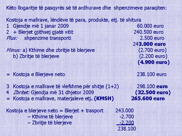 Pasqyra e te ardhurave eshte pasqyra e dyte