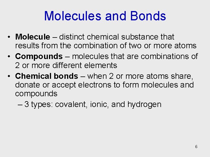 Lecture Power Point to accompany Foundations in Microbiology