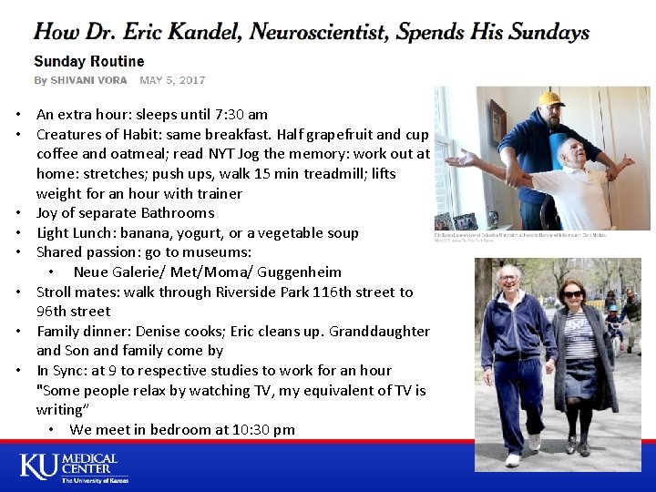 History of Neurology Eric Kandel MD 1929 PRESENT