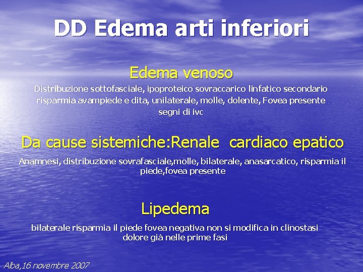 LINFEDEMA SECONDARIO ARTI INFERIORI DIAGNOSI E TERAPIA DR