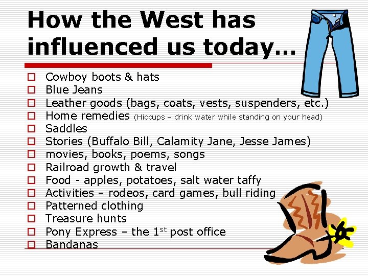 The Wild West Geography of the West o