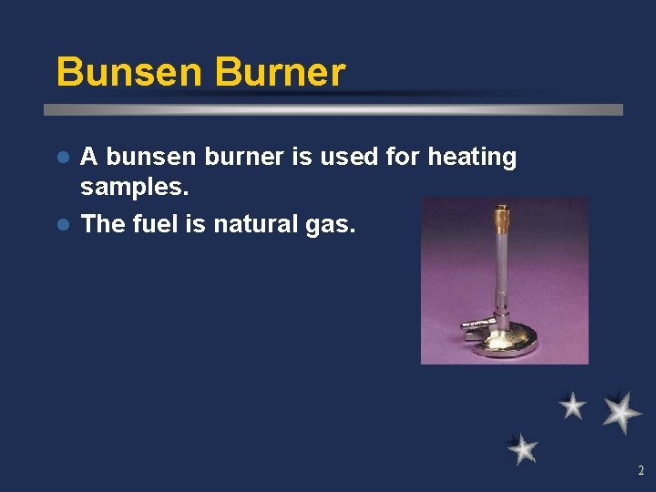 Bunsen Burners A Tutorial 1 Bunsen Burner A
