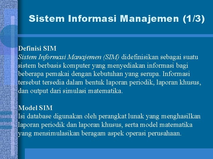 Konsep dasar Sistem 13 Pengertian definisi sistem pada