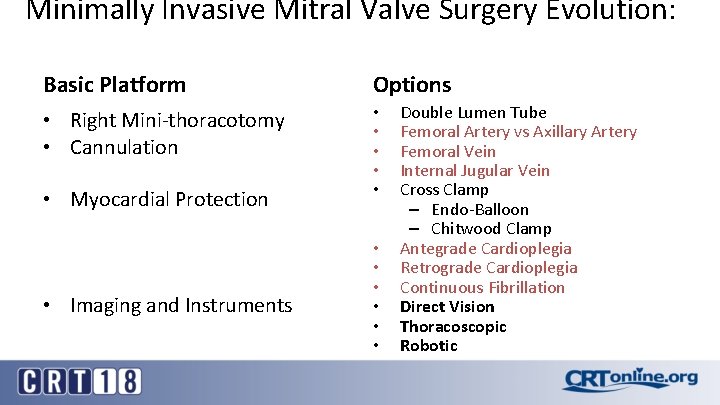 The Importance of Minimally Invasive Mitral Valve Surgery