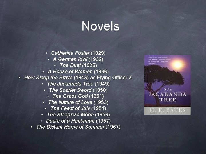 The Ox H E Bates A Brief Overview