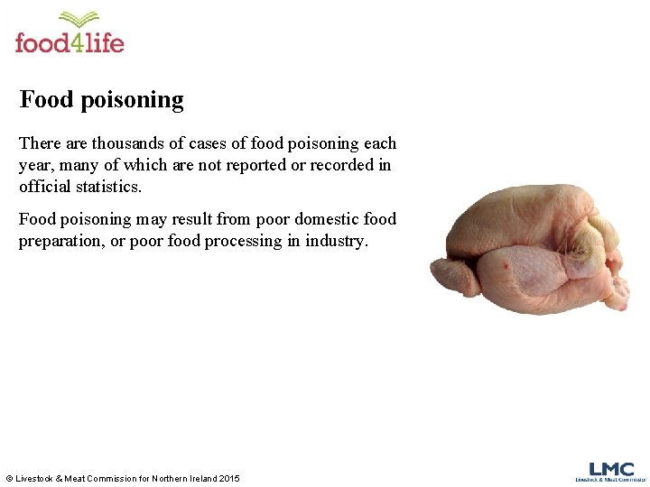 Food poisoning Livestock Meat Commission for Northern Ireland