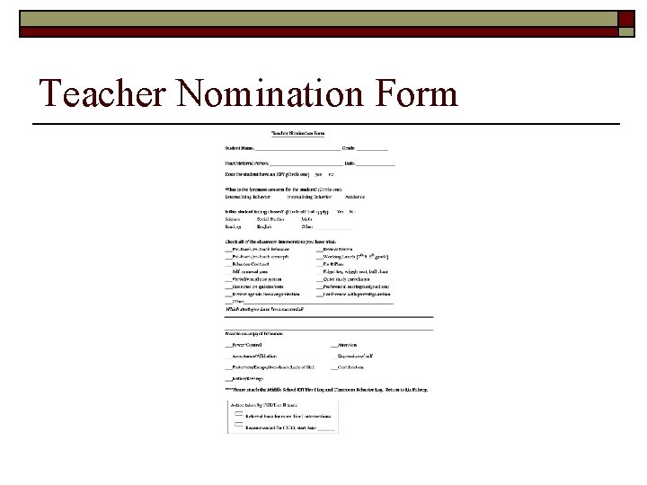 Tier Two at CFMS CheckInCheckOut CICO Adapted from