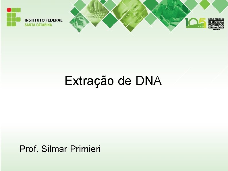 Extrao de DNA Prof Silmar Primieri Conceitos Prvios