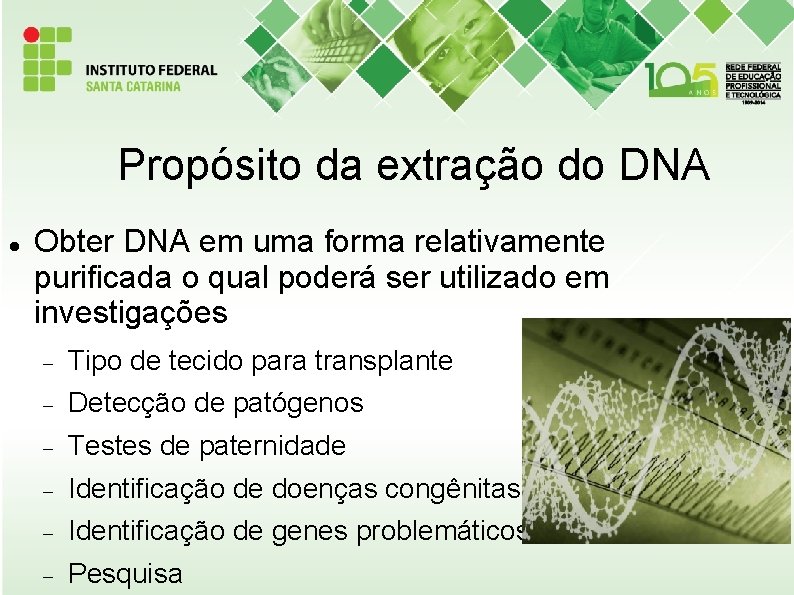 Extrao de DNA Prof Silmar Primieri Conceitos Prvios