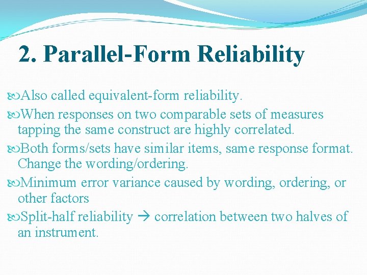RESEARCH METHODS Lecture 18 CRITERIA FOR GOOD MEASUREMENT