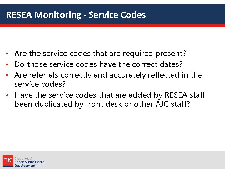 Monitoring Dislocated Workers Programs Robin Wright Gayle Age