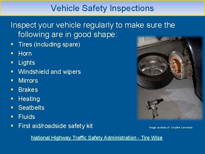 Driving Safety Onthejob driving hazards and controls October