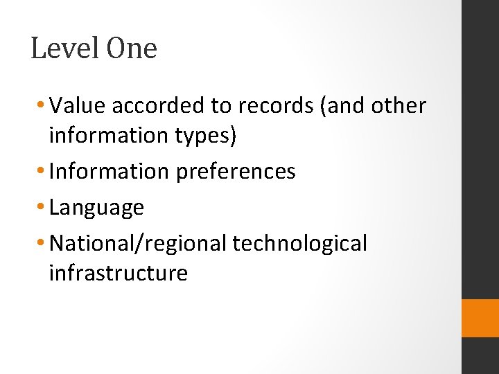Understanding Your Information Culture Gillian Oliver Victoria University