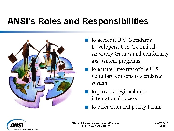 An Introduction to the American National Standards Institute