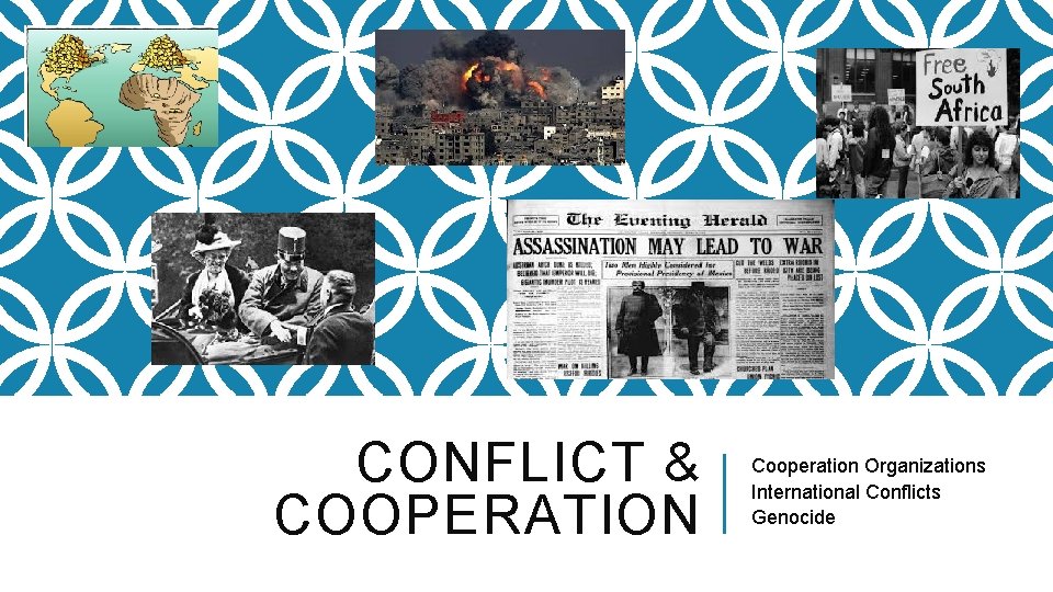CONFLICT COOPERATION Cooperation Organizations International Conflicts ...