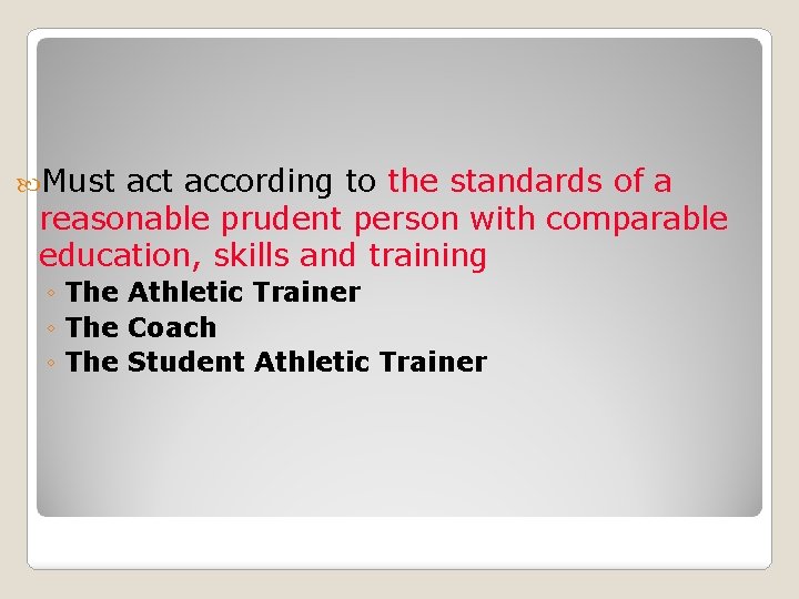 Legal Terms and Issues in Athletics Sports Medicine