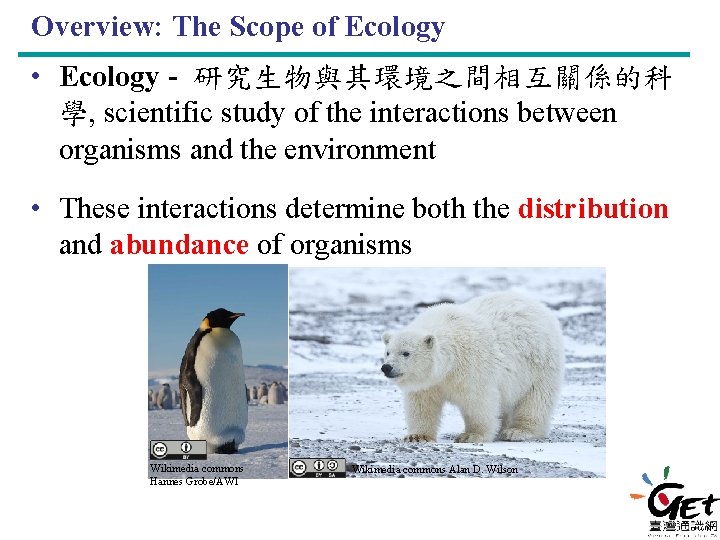 Definition of Ecology Ernst Haeckel 1869 1927 Charles