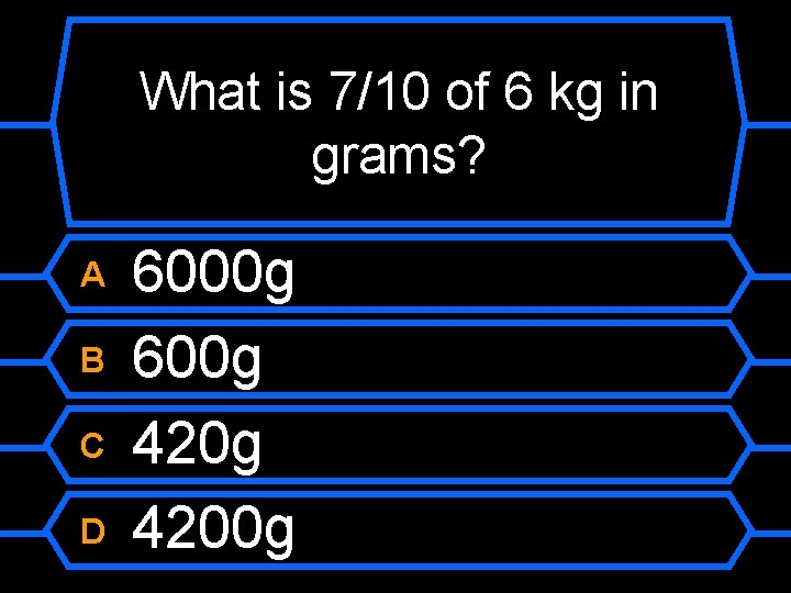 Who Wants To Be A Millionaire Fractions Decimals