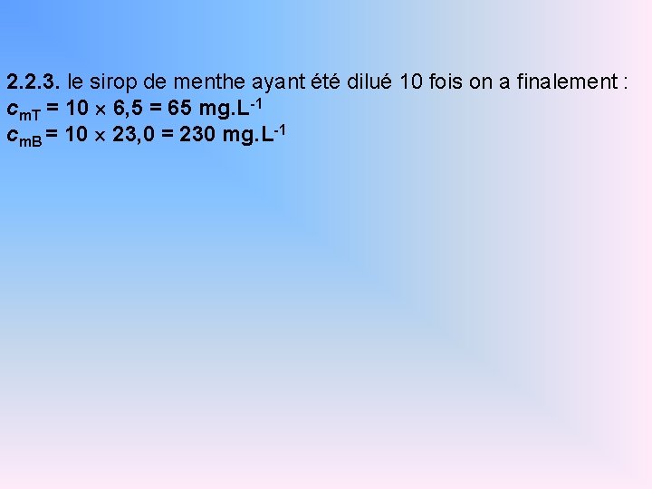 SIROP DE MENTHE 1 Extraction de larme naturel