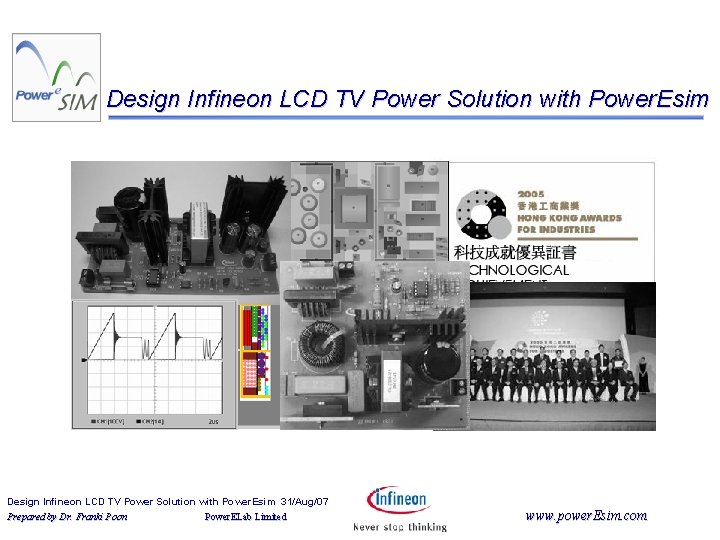 Design Infineon LCD TV Power Solution with Power