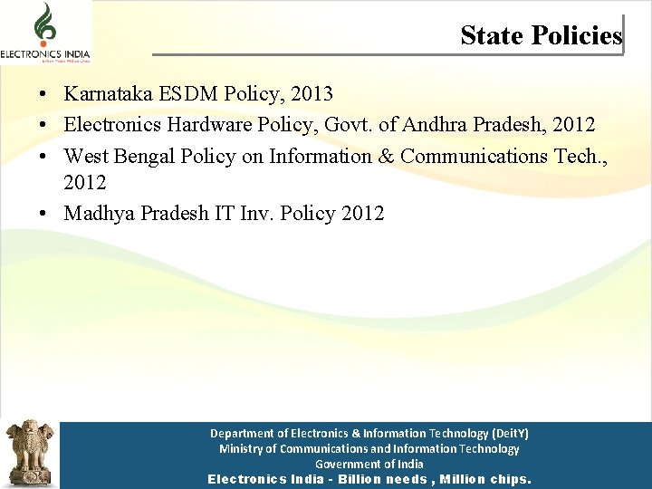 Meeting with State Governments on Promotion of Electronics