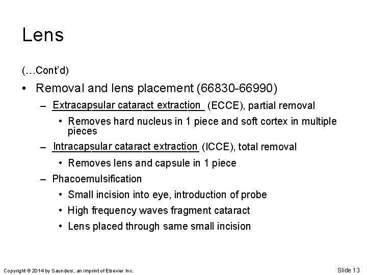 CHAPTER 27 EYE OCULAR ADNEXA AUDITORY AND OPERATING