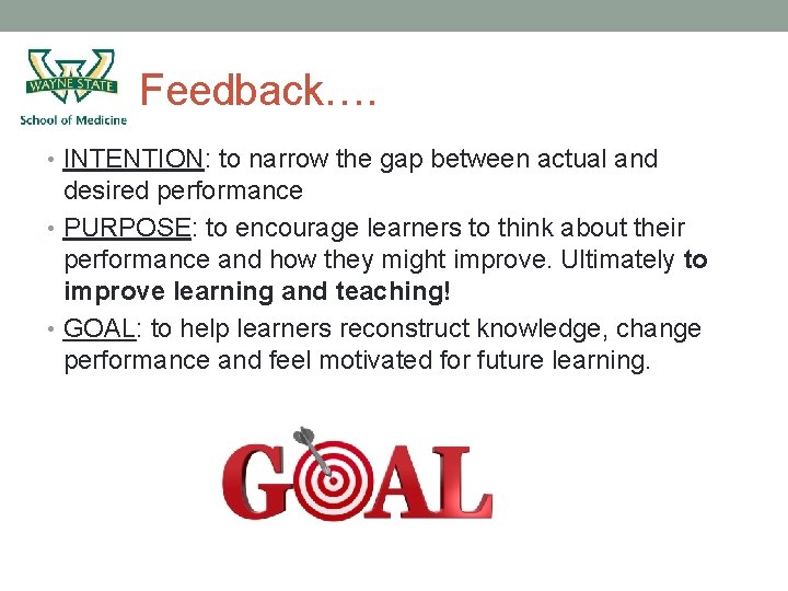FEEDBACK ALONG THE EDUCATIONAL CONTINUUM Lisa Mac Lean