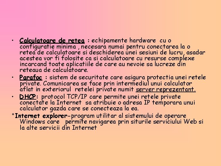 Reteaua Internet Istoria Internetului Definitii Adresa de Internet