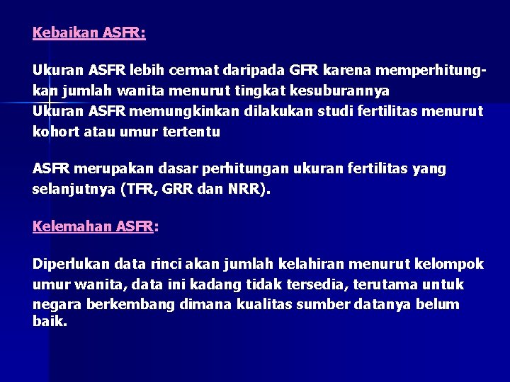 FERTILITAS KELAHIRAN KONSEPDEFINISI FERTILITAS dan FEKUNDITAS ...