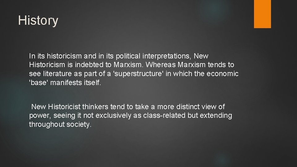 New Historicism BY CHARLIE ANDERSON What is it