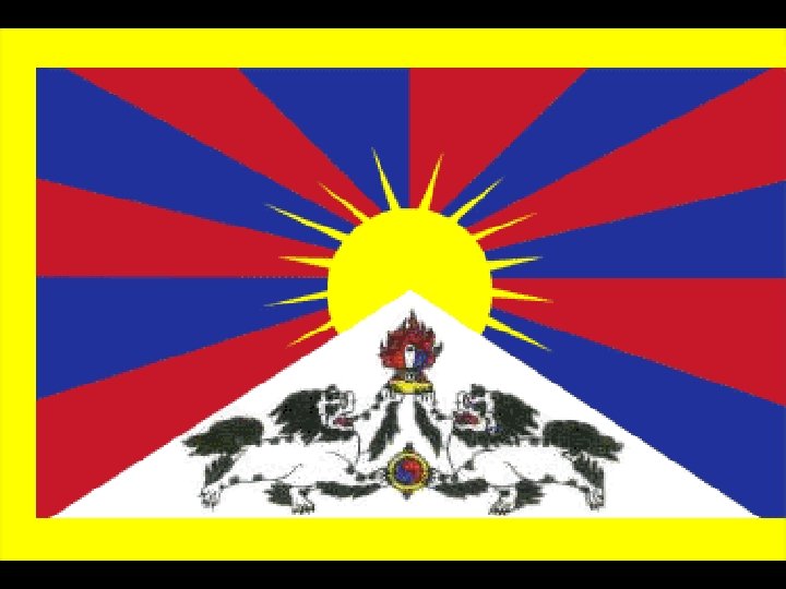 Tibet or Xizang Symbolism of the National Flag