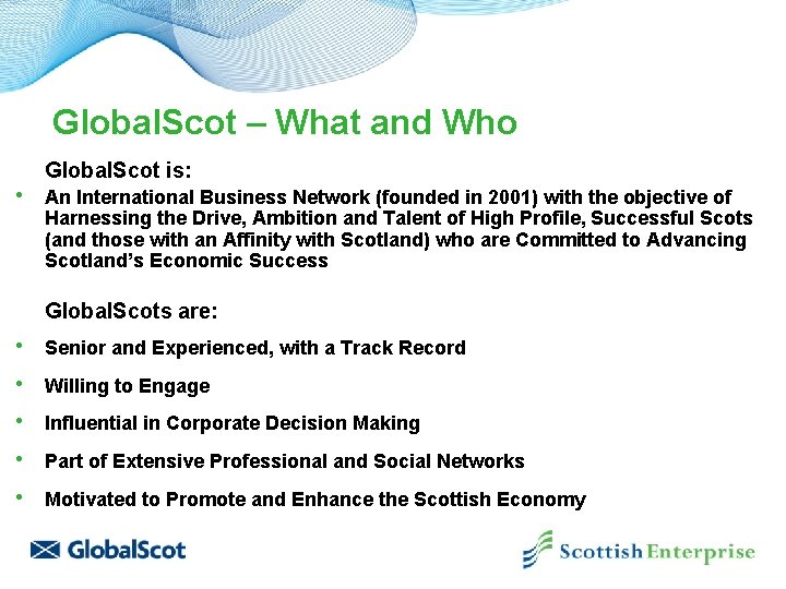 Global Scot An International Business Network Jim Reid