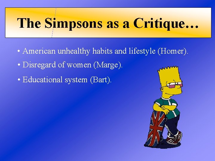 The Simpsons A mirror of the U S