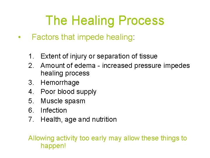The Basics of Healing Understanding the Inflammation Process