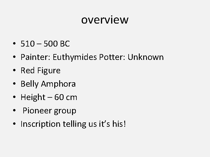 Euthymides Belly Amphora hos oudepote Euphronios overview 510