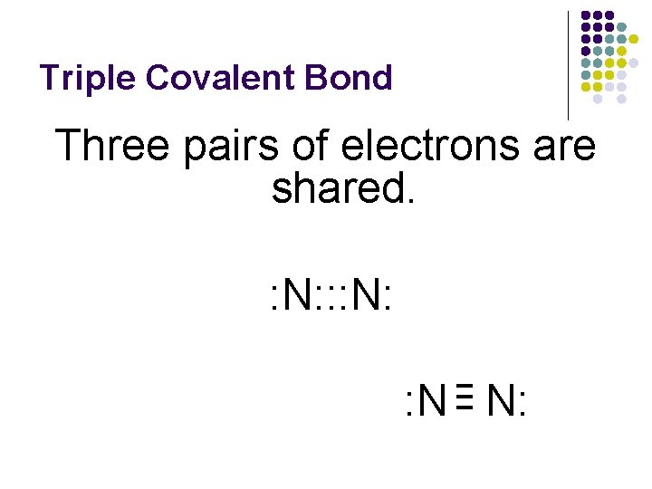 Types of Covalent Bonds Rules for Writing Lewis