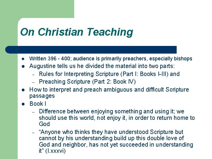 Lecture 3 Theological Method Dr Ann T Orlando