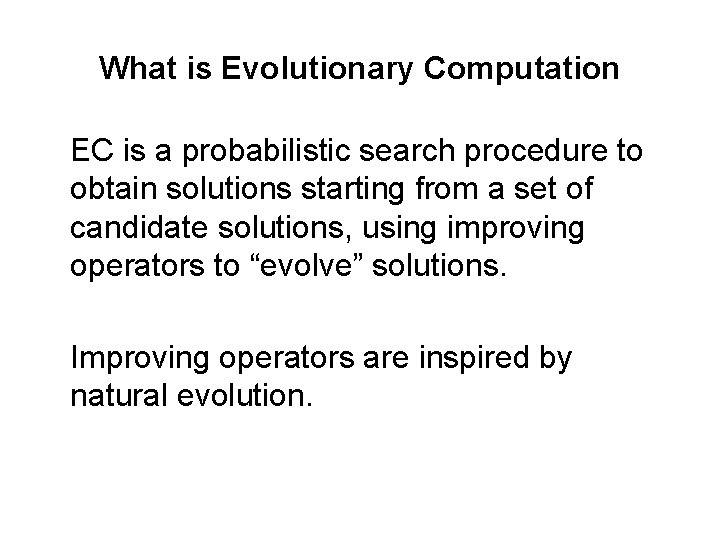 How to apply Genetic Algorithms Successfully Prabhas Chongstitvatana