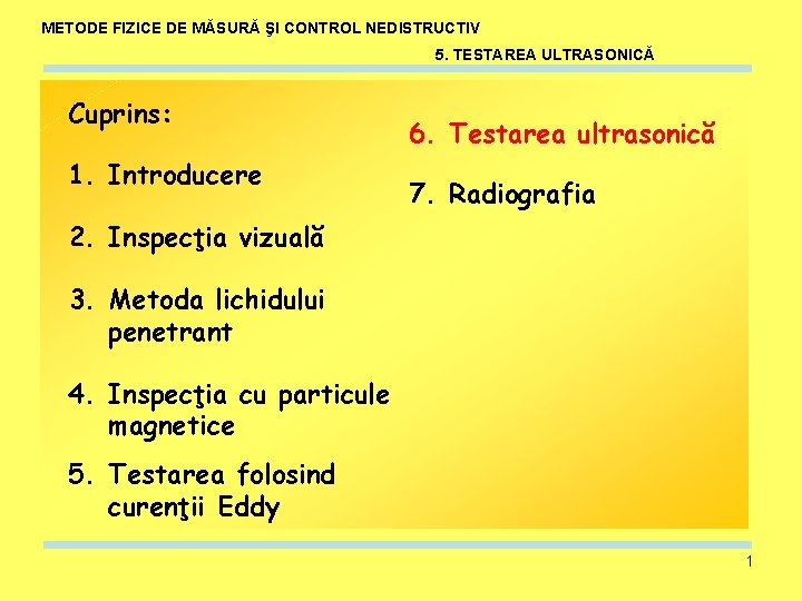 METODE FIZICE DE MSUR I CONTROL NEDISTRUCTIV 5