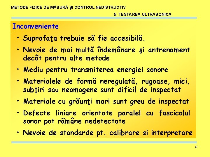 METODE FIZICE DE MSUR I CONTROL NEDISTRUCTIV 5