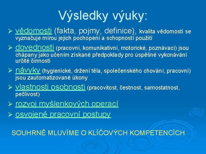 REFLEXE PRAXE Vyuujc Mgr Lenka Pikrylov Katedra pedagogiky