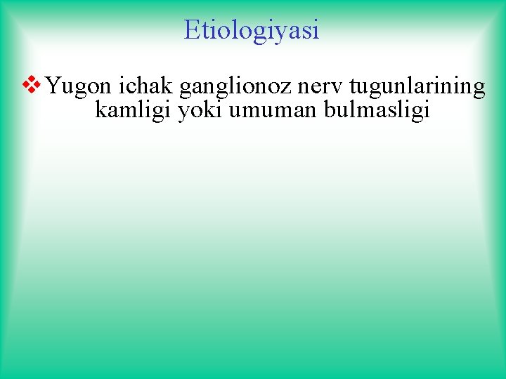 Yogon ichak kasalliklari Epidemiologiyasi Yogon ichak raki onkologik