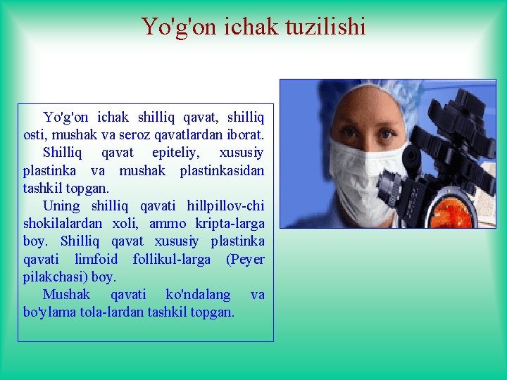 Yogon ichak kasalliklari Epidemiologiyasi Yogon ichak raki onkologik
