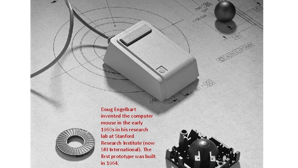 Doug Engelbart invented the computer mouse in the