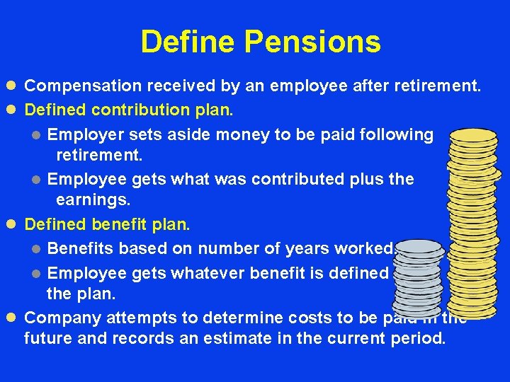 CHAPTER 8 Completing the Operating Cycle Learning Objective