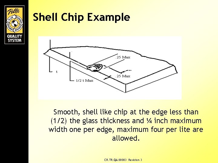 Glass Standards and Inspection Training Corporate Quality Training