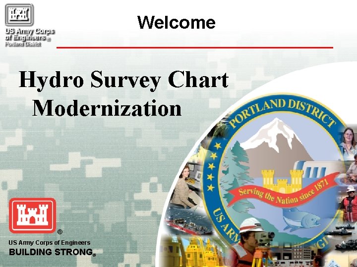 Welcome Hydro Survey Chart Modernization US Army Corps