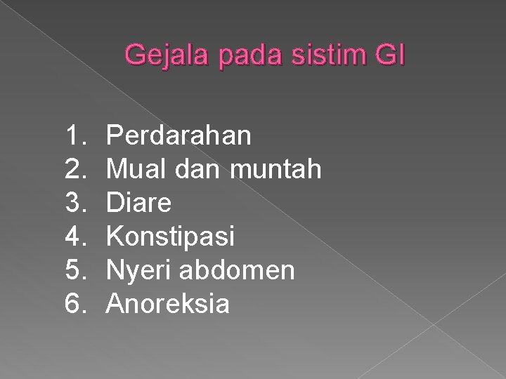 PEMERIKSAAN LABORATORIUM GASTRO INTESTINAL Dr JONI T PARINDING