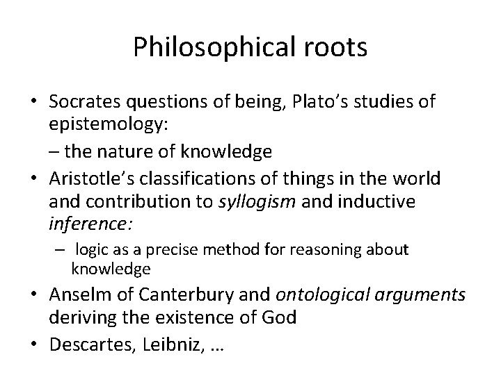 Ontology engineering Valentina Tamma Based on slides by